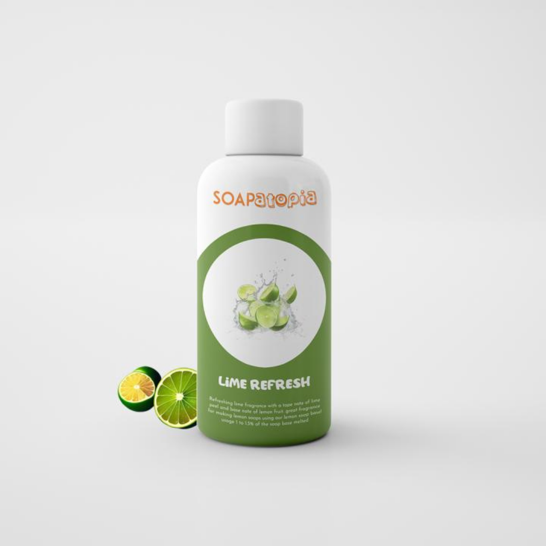 Lime Refresh Fragrance - Zesty & Invigorating | Soapatopia