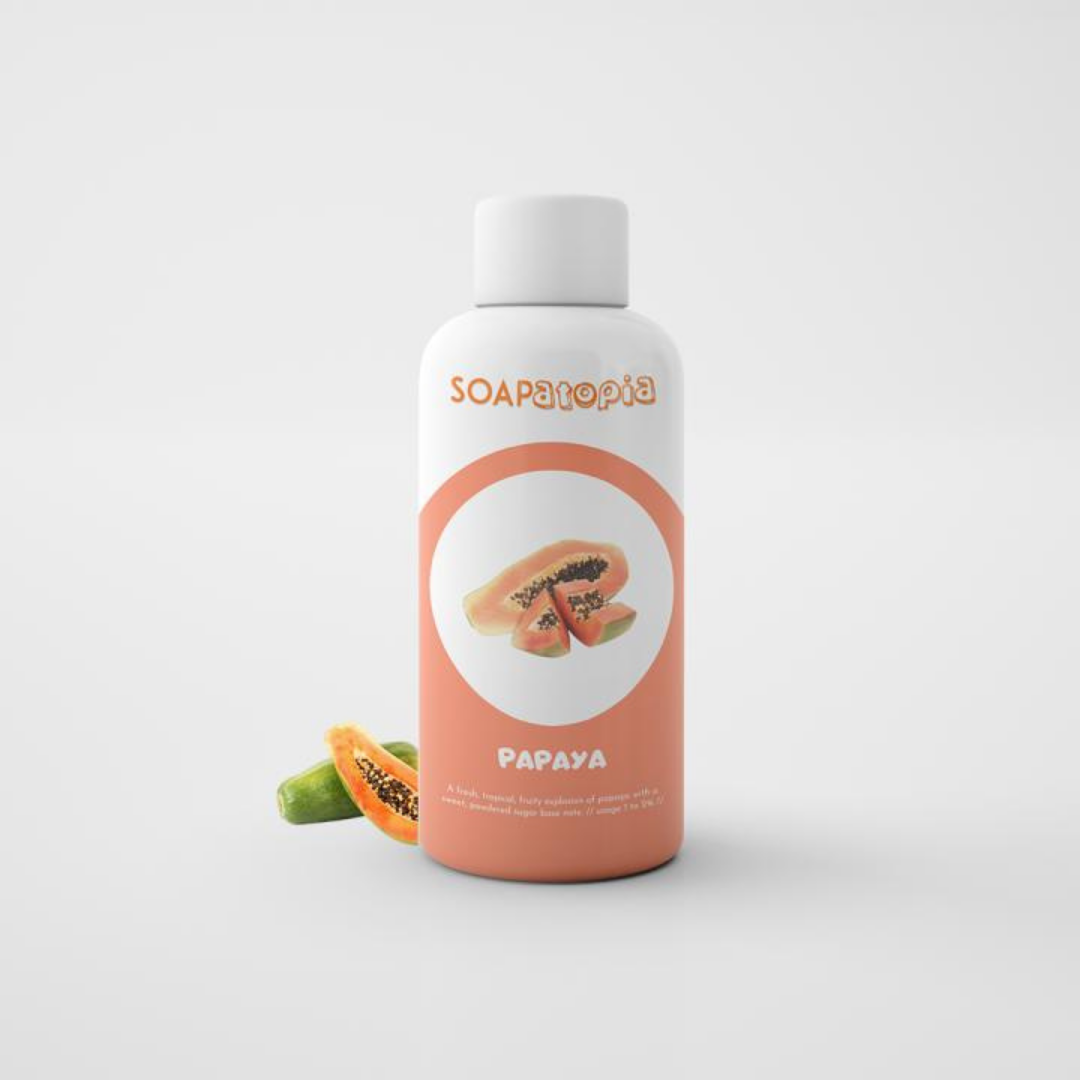 Papaya Fragrance - Sweet & Tropical Fruity Aroma | Soapatopia