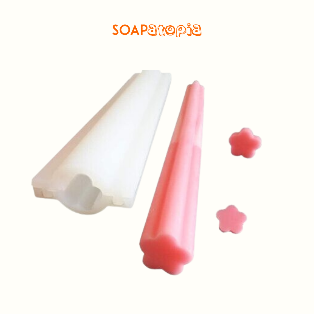 Vertical Flower Mold – Dimensional Floral Elegance | Soapatopia